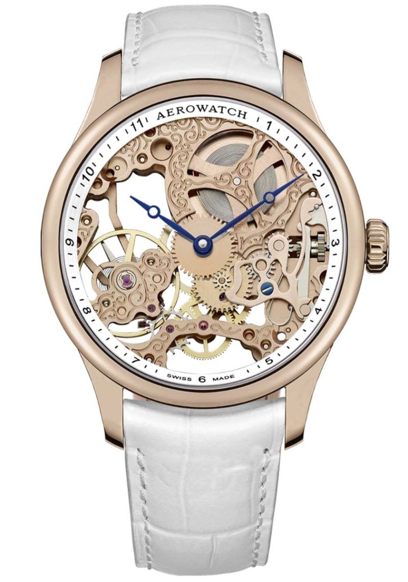 Aerowatch Renaissance Lady Skeleton A 57981 R113 A 57981 R113