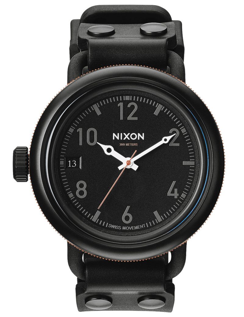 Nixon October Matte Black / Industrial Green A488-1530 - LIQ