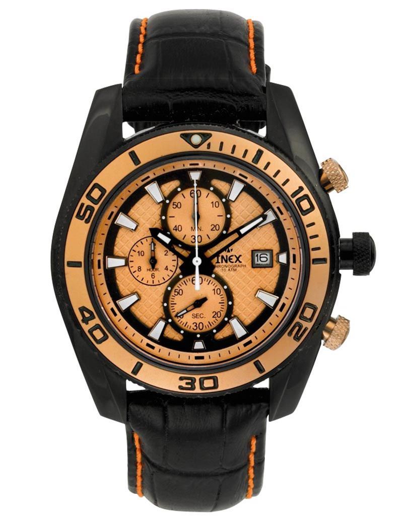 Inex Mens Black Bronze A58854SS7I A58854SS7I