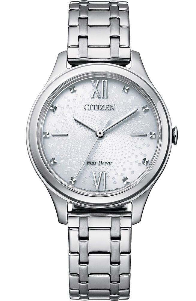 Citizen Eco-Drive women's watch | Elegant steel watch with white ...
