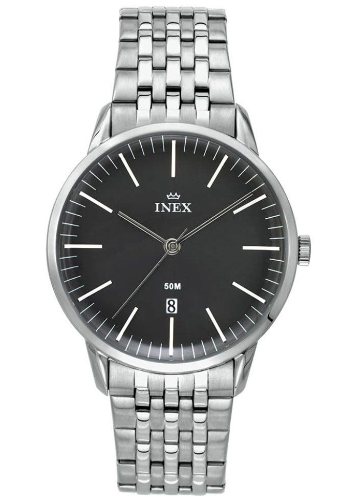Inex Mens Classic Silver Black A76212S5I A76212S5I