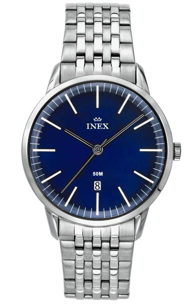Inex Mens Classic Silver Blue A76212S8I A76212S8I