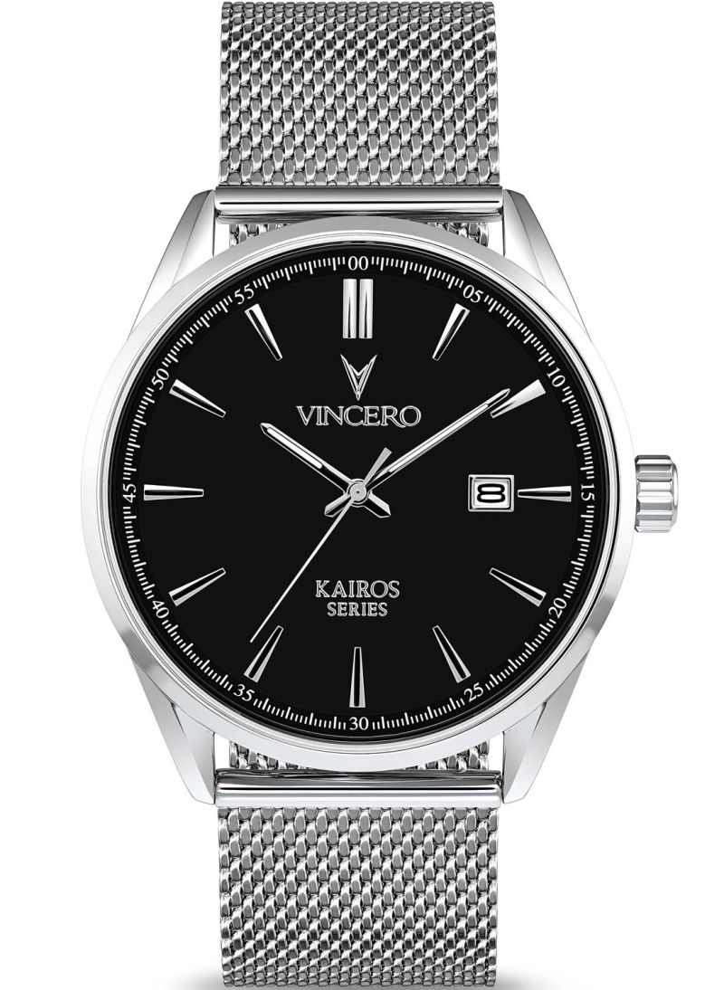 Vincero Kairos Mesh Black/Silver Bla-SilM-K12 - RIP