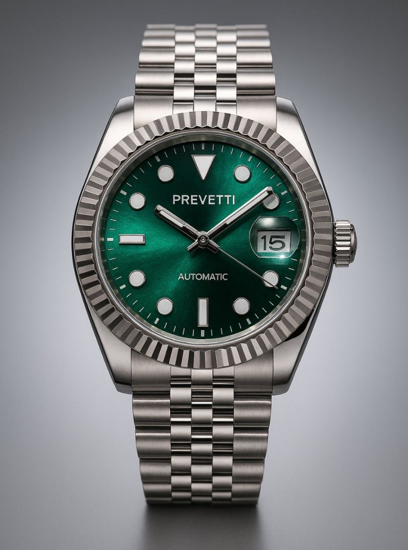 Prevetti Traditions Automatic Sunburst Dial Jubilee PR3104