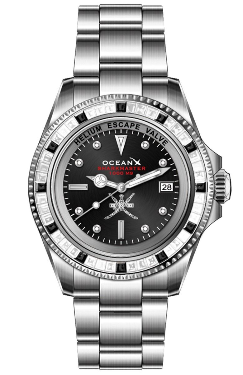 OceanX Sharkmaster 1000 M9 Zebra - Omani Khanjar Limited Edition 50pcs ...