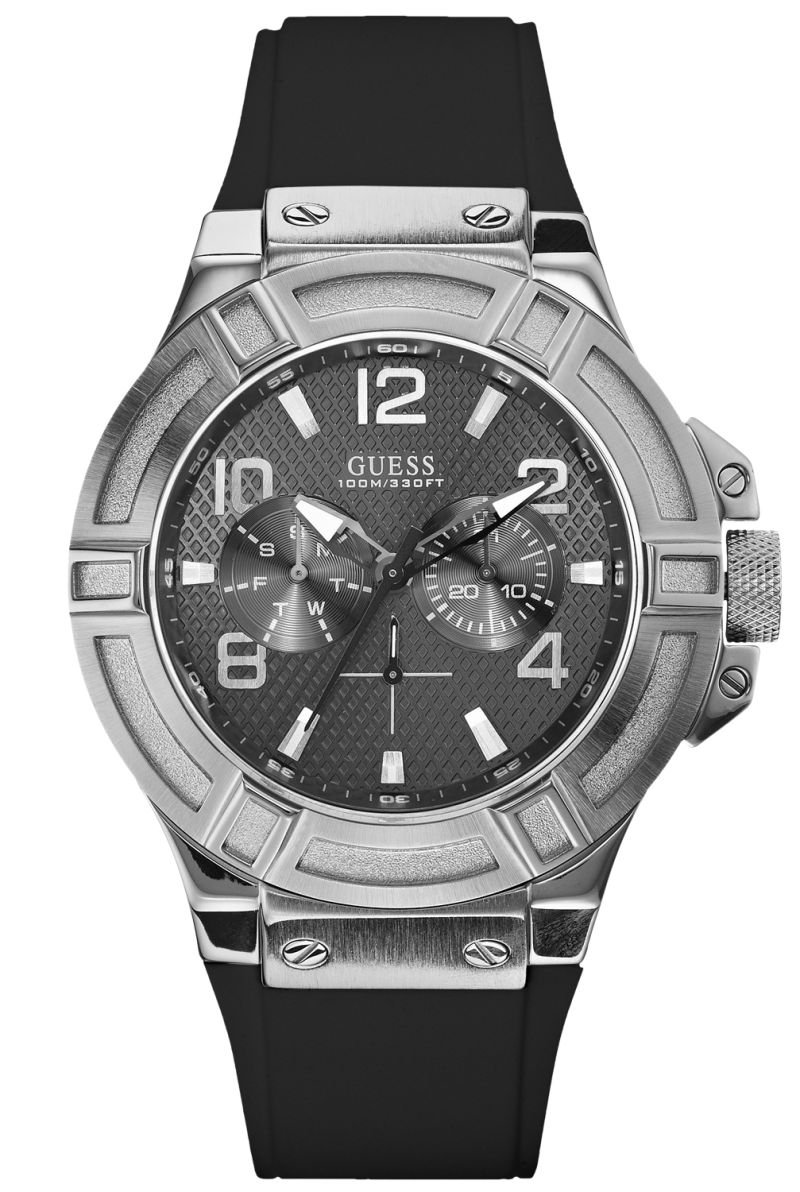Guess Rigor Silicone Black W0247G4 - RIP